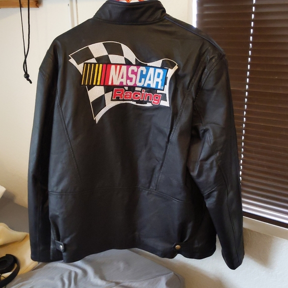 Chase Authentics | Jackets & Coats | Leather Nascar Jacket Nextel Cup ...